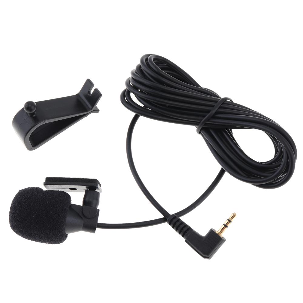 Buy Mini 2.5mm Jack Microphone Clip Stereo Mic with 3M Long Cable for ...