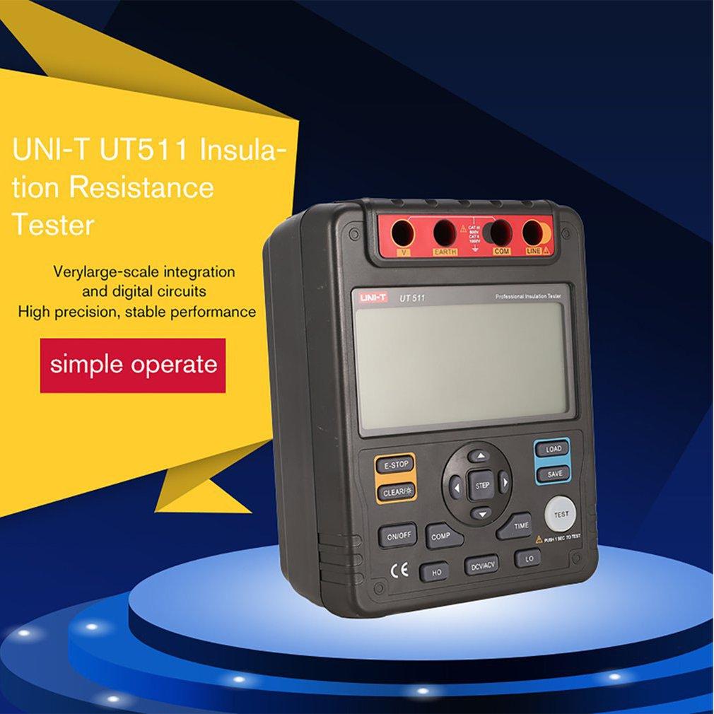 Buy UNI-T UT511 1000V 10Gohm Digital Insulation Resistance Testers ...