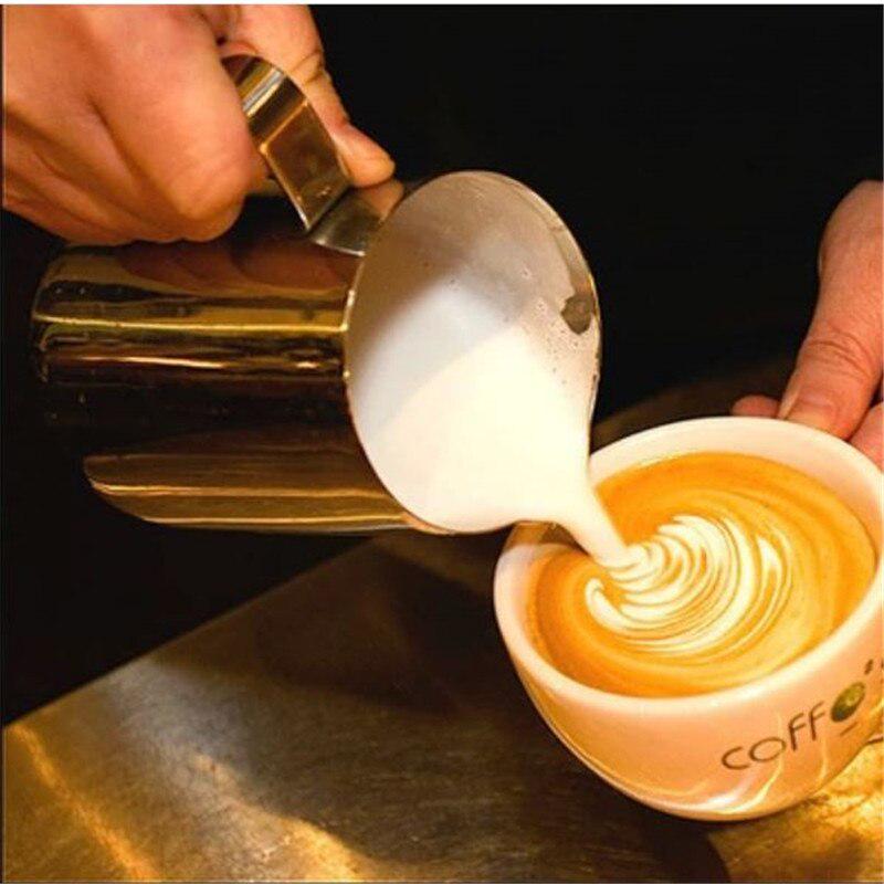 Buy Stainless Steel Coffee Maker Espresso Latte Pot Milk Cream Cup Jug ...