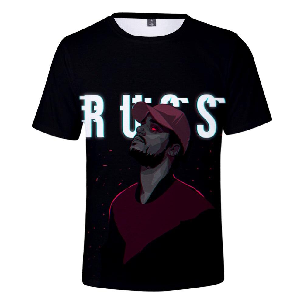 Buy Singer Russ 3d Printed T Shirts Men /Women Summer Fashion Causal ...
