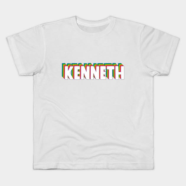 Buy Children Cartoon Hello My Name Is Kenneth Rainbow Name Tag Print ...