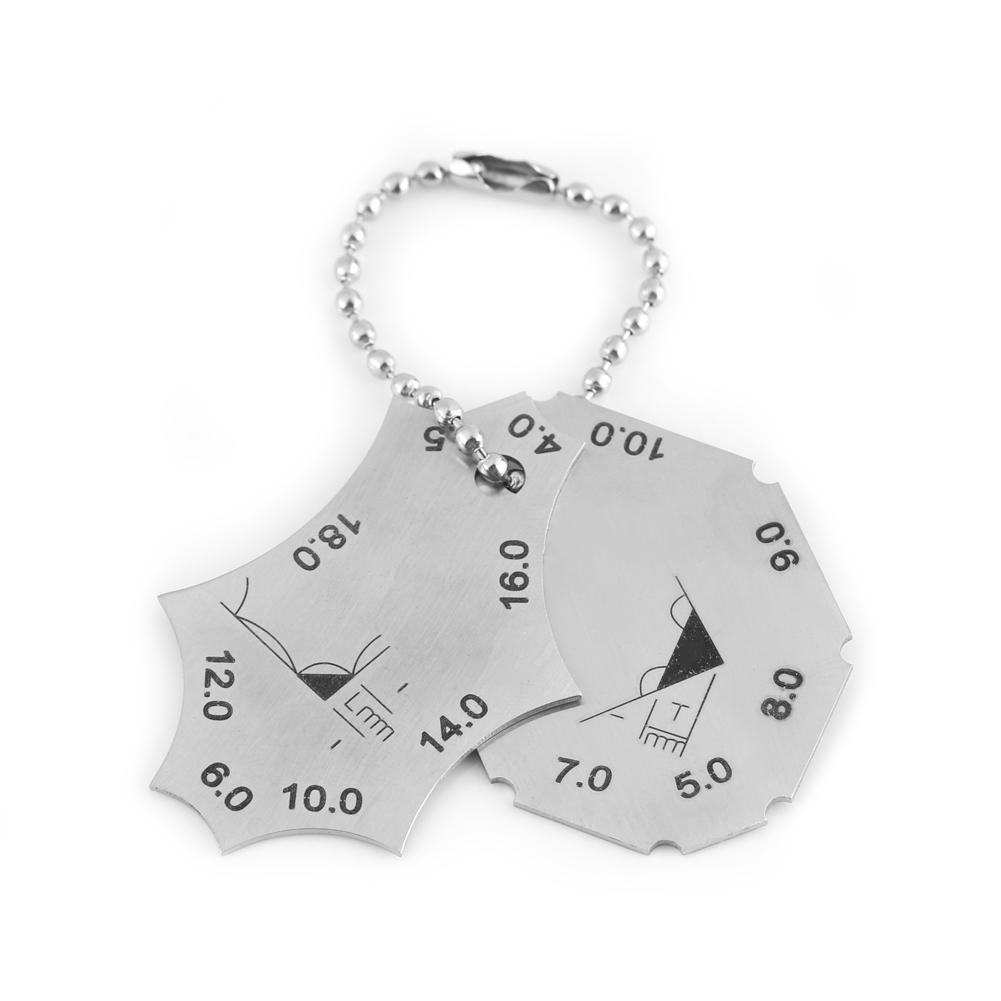 Buy Fillet Weld Tee Joint Welding Throat Depth Leg Length Gauge Ruler ...