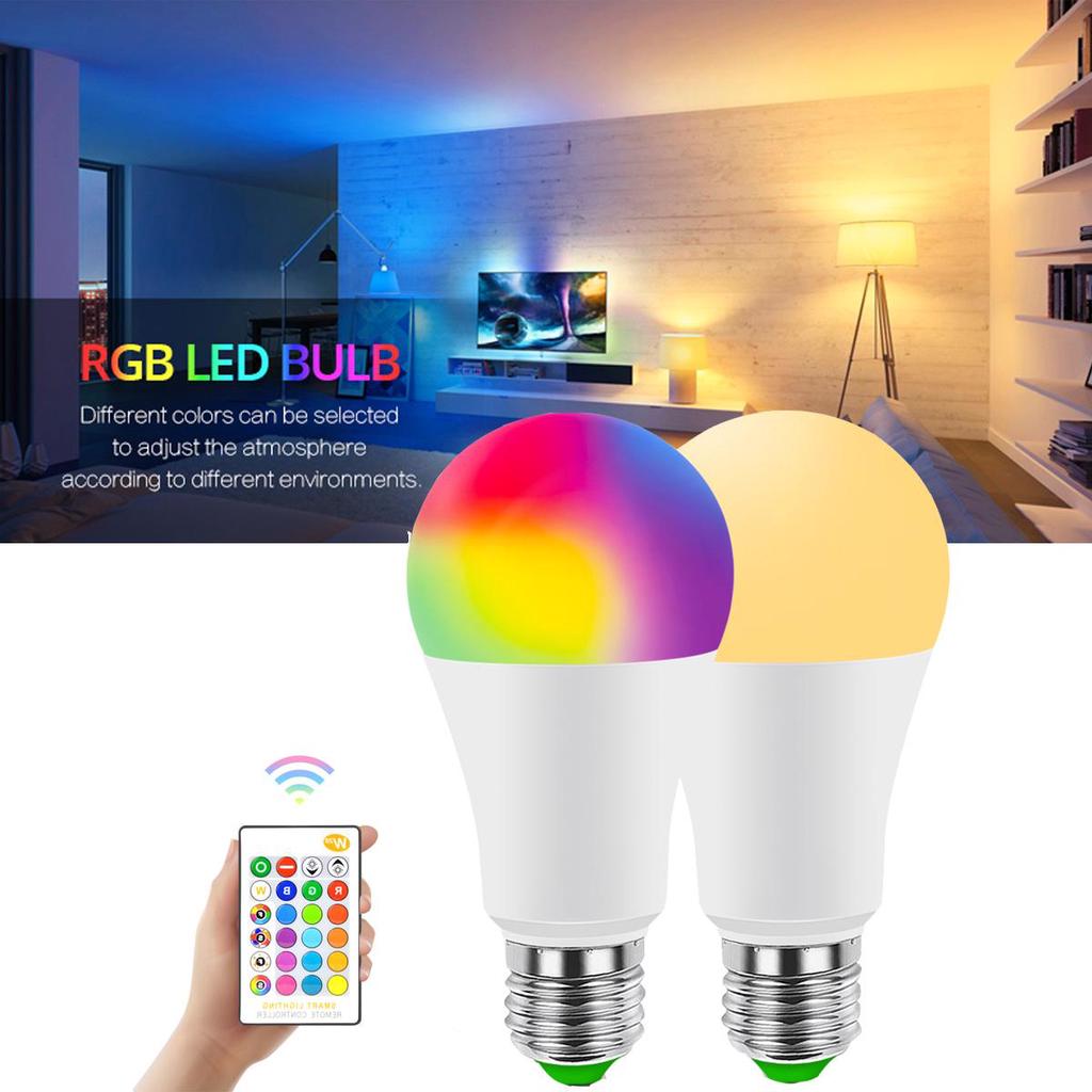 Buy E27 RGB LED Bulb Lamp AC85-265V 10W Colorful RGBW RGBWW LED Pendant ...
