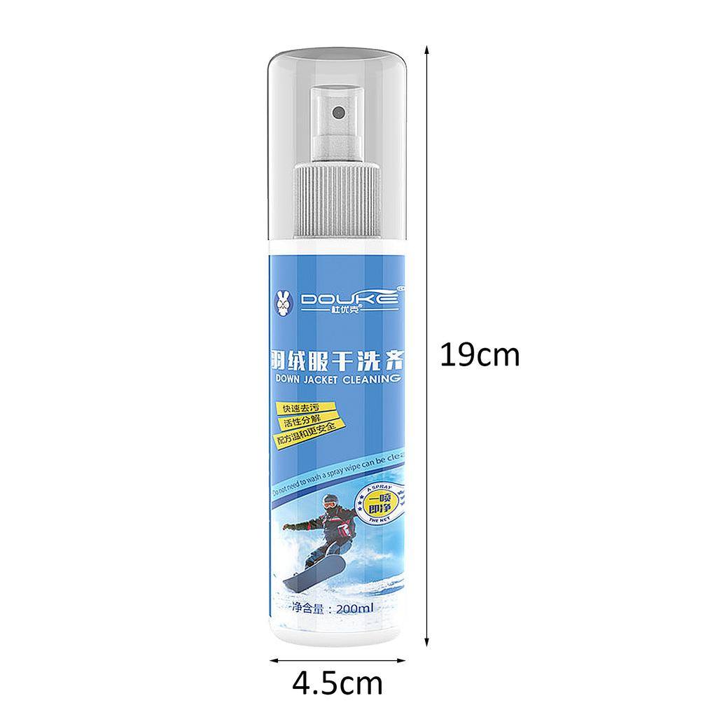 Buy 200ML Down Jacket Dry Cleaning Agent Spray Clothing Spray Washing ...