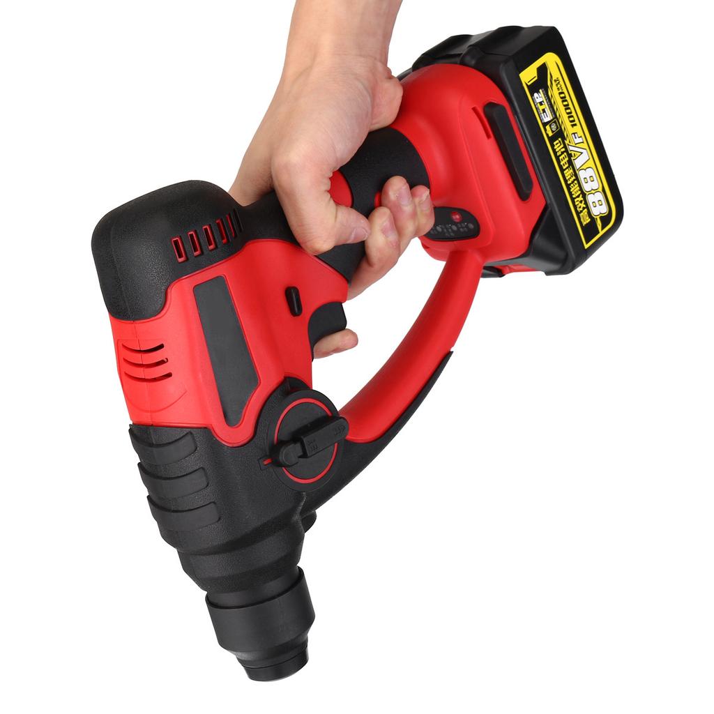 88v 800w 10000mAh Electric Hammer Brushless Cordless Lithium-Ion Hammer ...