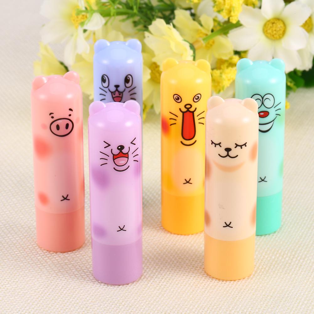 Buy Cute Cartoon Lip Balm Animal Anti-Drying Moisturizing Lip Balm ...