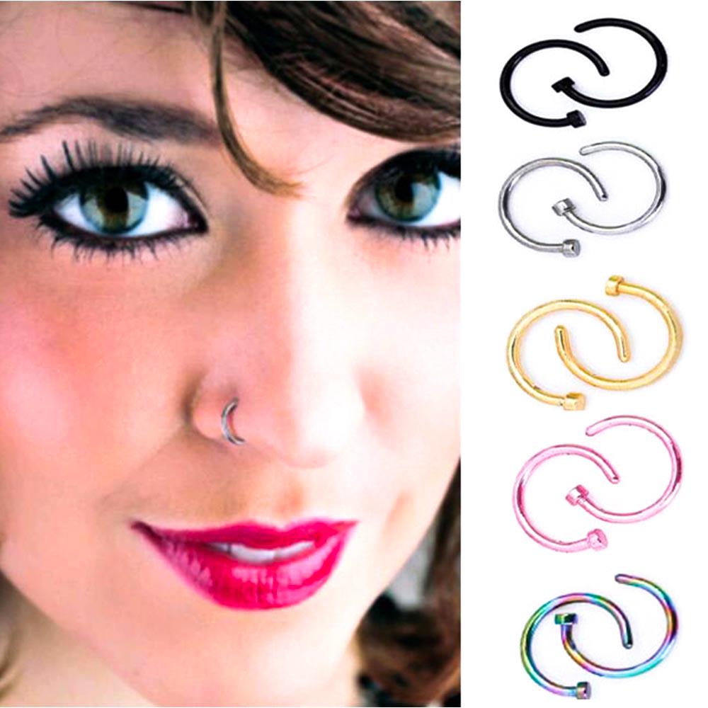 Cheap Fashion Simple Punk Alloy Nose Nails Female Charm Jewelry ...