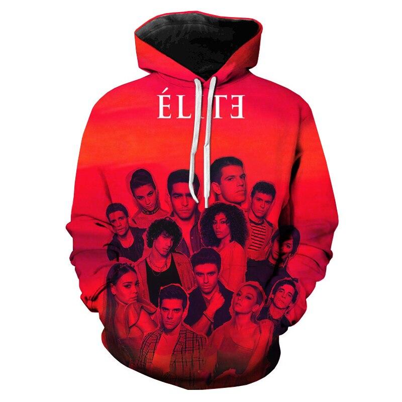 Buy Fashion Tv Series Elite Season 3 Hoodie 3d Print Sweatshirts ...