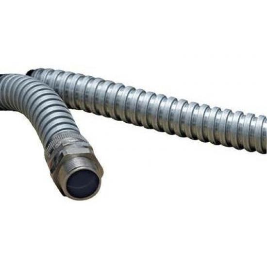 Buy Flexible metal protective sheath galvanized steel ø 10 mm length 10 ...