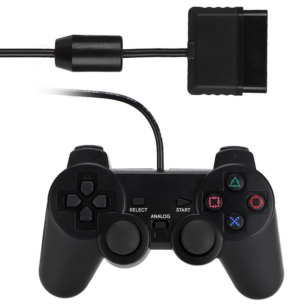 Buy Dual Motor Highly Sensitive Wired Gamepad Game Handle for PS2 Game ...