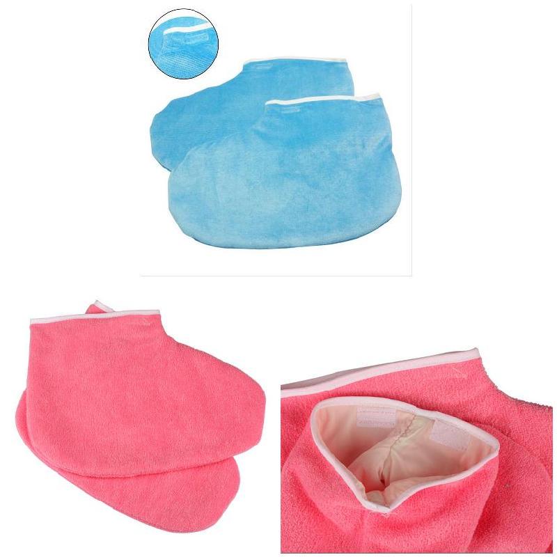Buy Feet Thin Wax Wax Mittens Bath Pair Set 1 Socks Cover Hand Spa ...