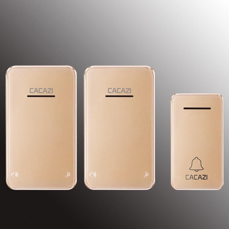 Buy Home Smart Call Bell 48 Chime Self-powered Wireless Doorbell 200M ...