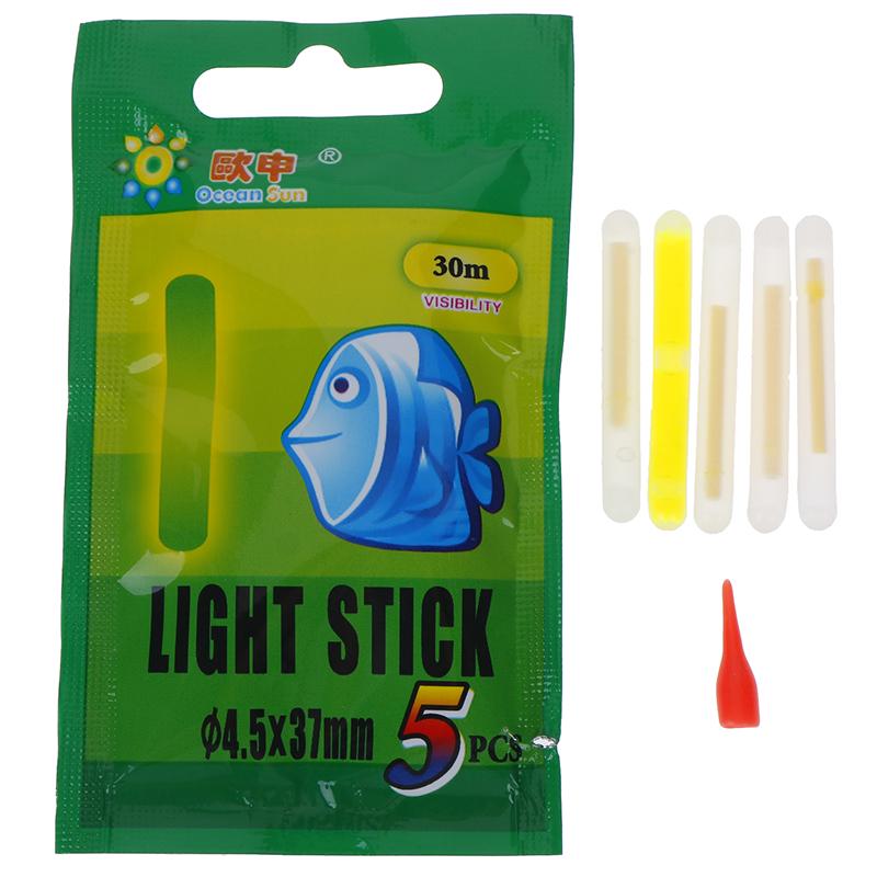 Buy 25 Pcs /5 Bags Night Fluorescent Stick Luminous Buoy Lights Fishing ...