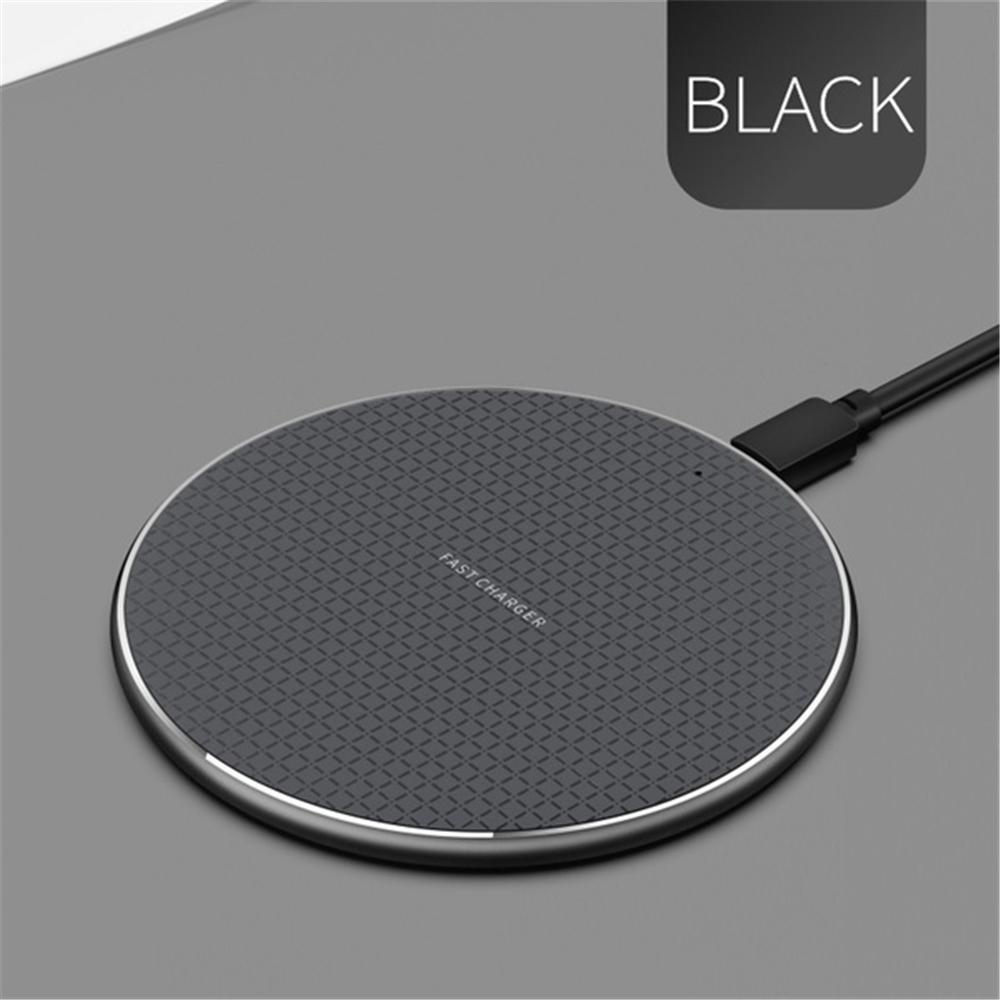 Buy Qi Wireless Charger Pad 10W Fast Charging Dock for iPhone Samsung ...