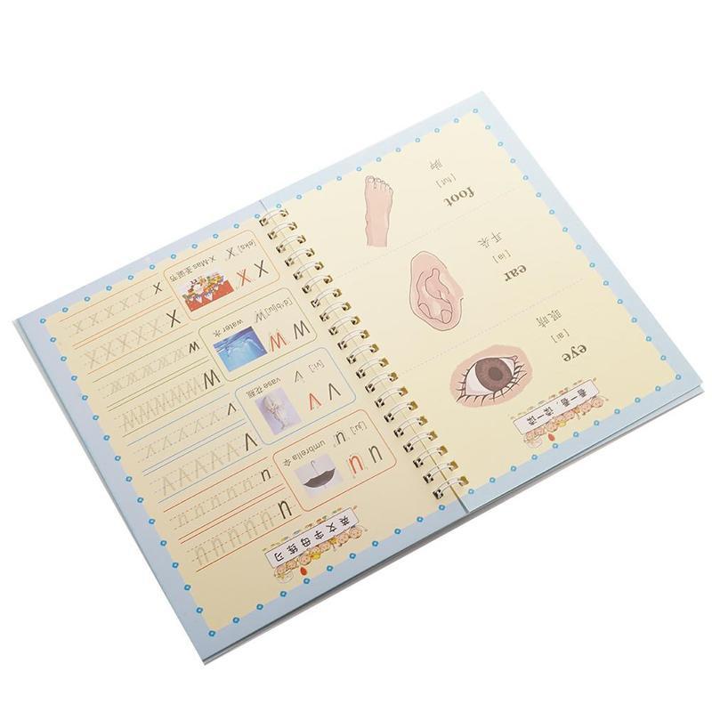 Buy 1Set Reusable English Alphabet Copybook For Children Kid School ...