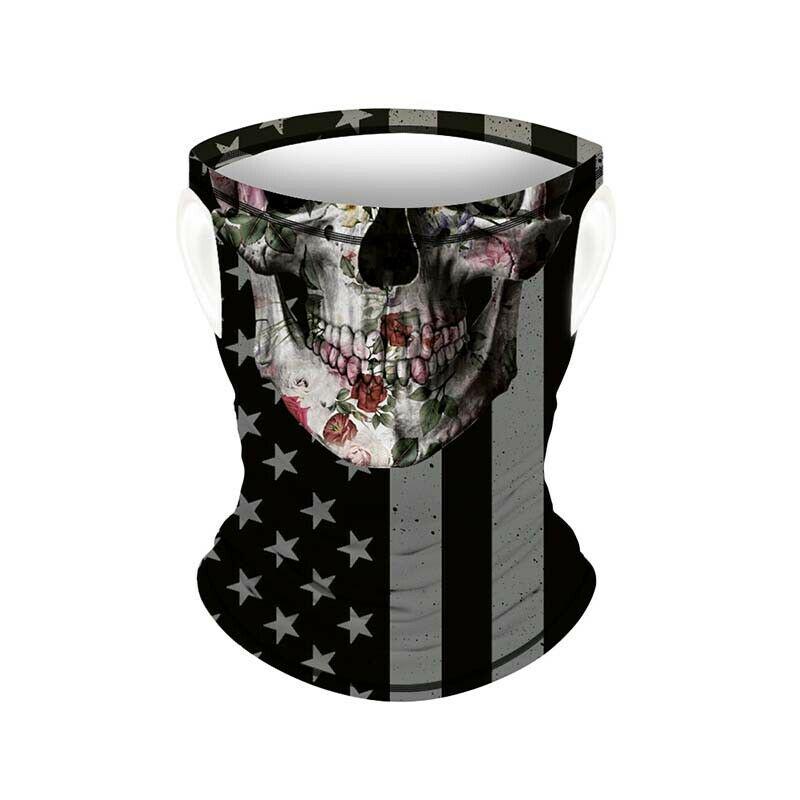 Buy Unisex Boys Girls Printed Face Mask Kids Neck Tube Scarf Biker Ski ...