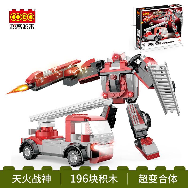 Buy Bumblebee sports car deformation robot building block children's ...