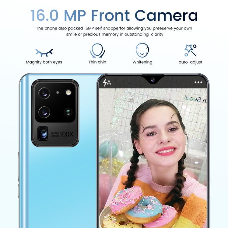 Buy D-Y 5G S20U Android10.0 Mobile Phone 8GB RAM + 256GB ROM at ...