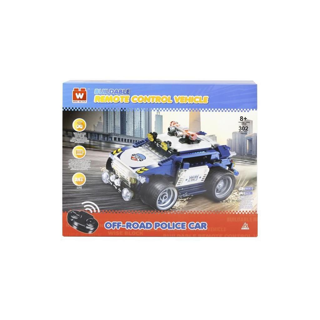 Buy WISE BLOCK - JEEP POLICE REMOTE CONTROL CAR BUILDING GAME - Small ...