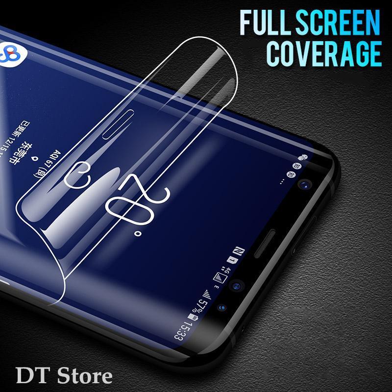 Full Cover Curved Screen Protector Film 3D Premium Soft TPU For Samsung ...