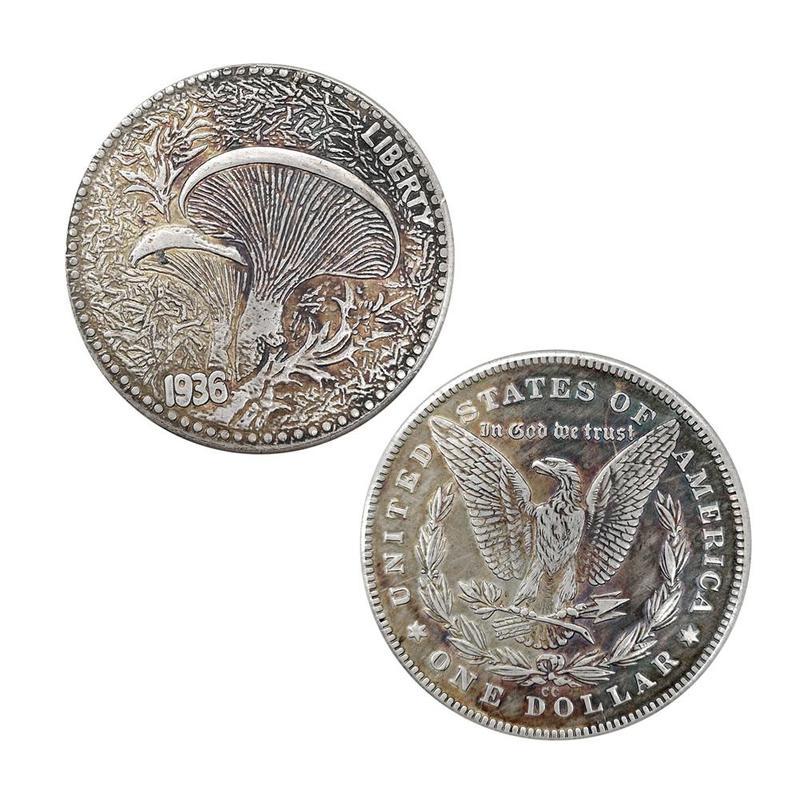 Buy 1936 Double Mushroom Silver Dollar Ecological Mushroom ...
