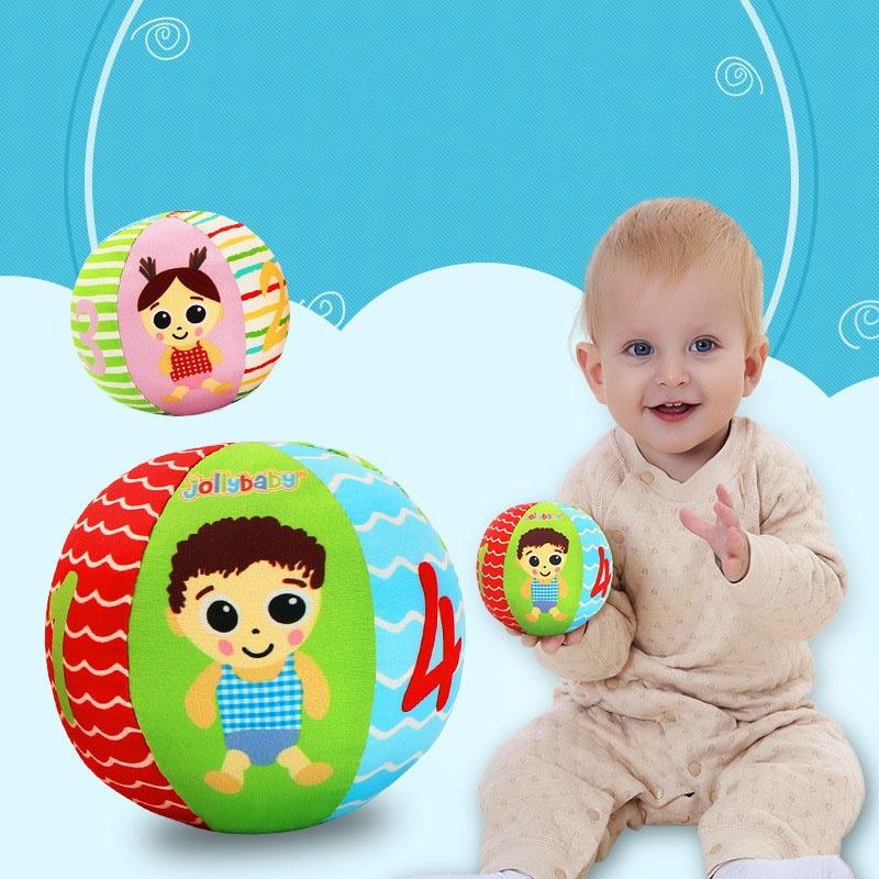 Buy Happy Baby Ball Toys Hands Catch The And Baby Plastic Bell Ball ...