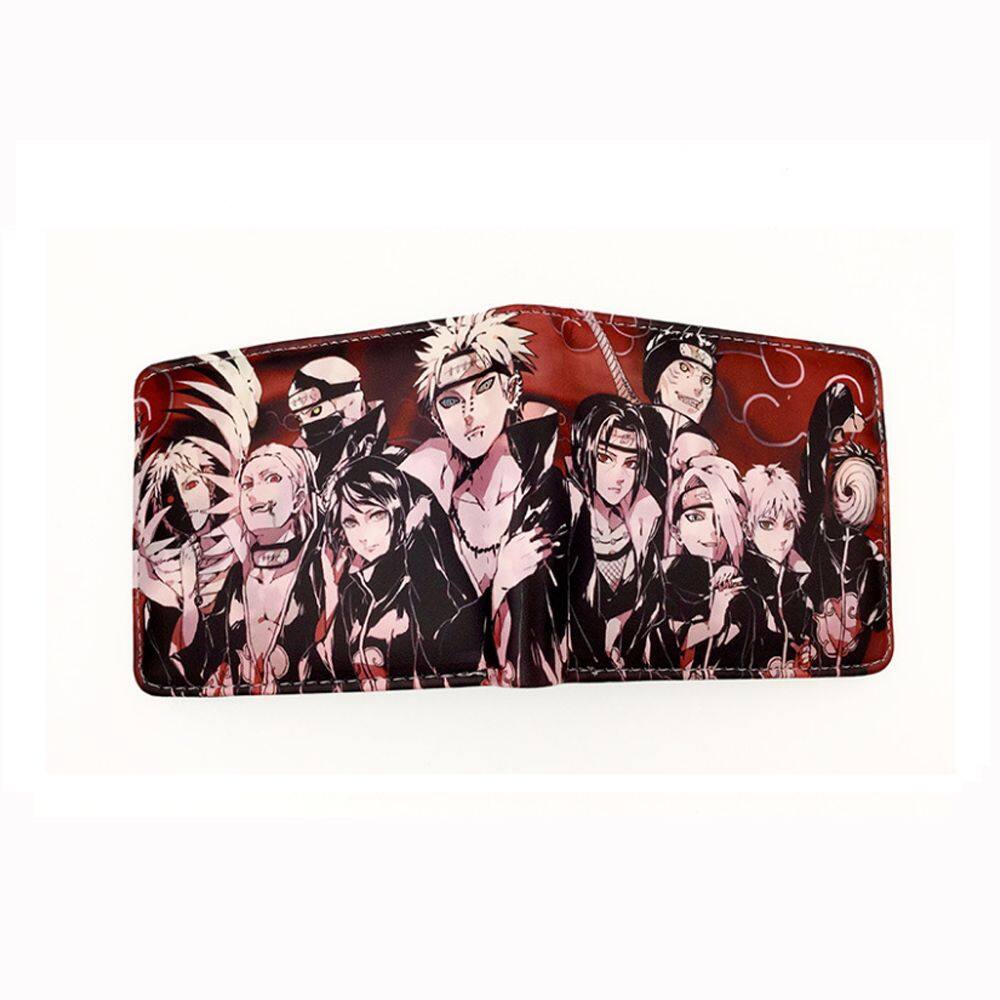 Buy Anime Coin Purse Women Naruto Credit Card Holder Men Wallet Leather ...