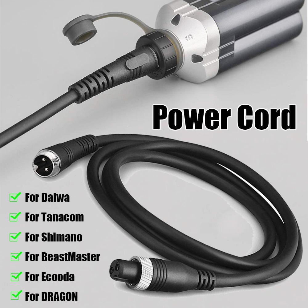 Buy 2-Pin Portable For Shim ano/Daiwa Electric Fishing Reel Cable Power ...