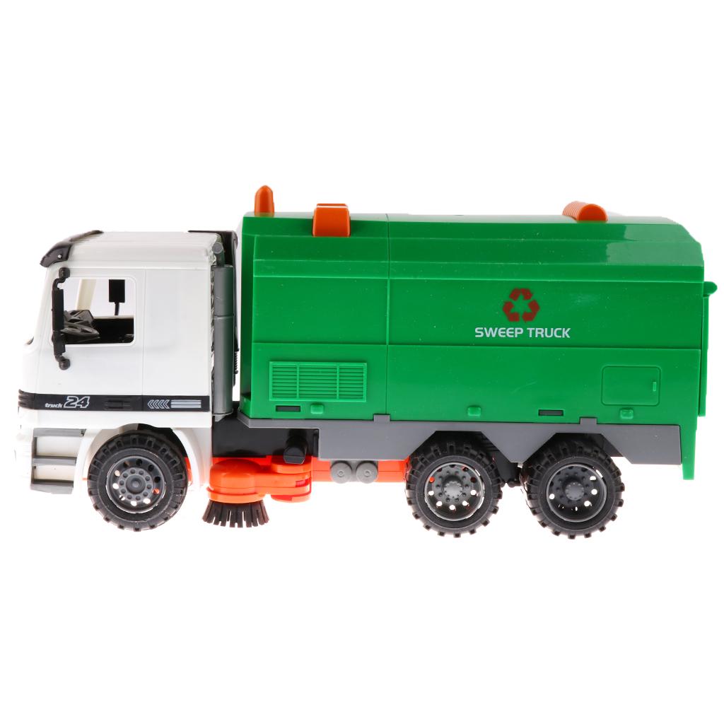 Buy 1/12 Friction Powered Street Sweeper Engineering Vehicles Toy For ...