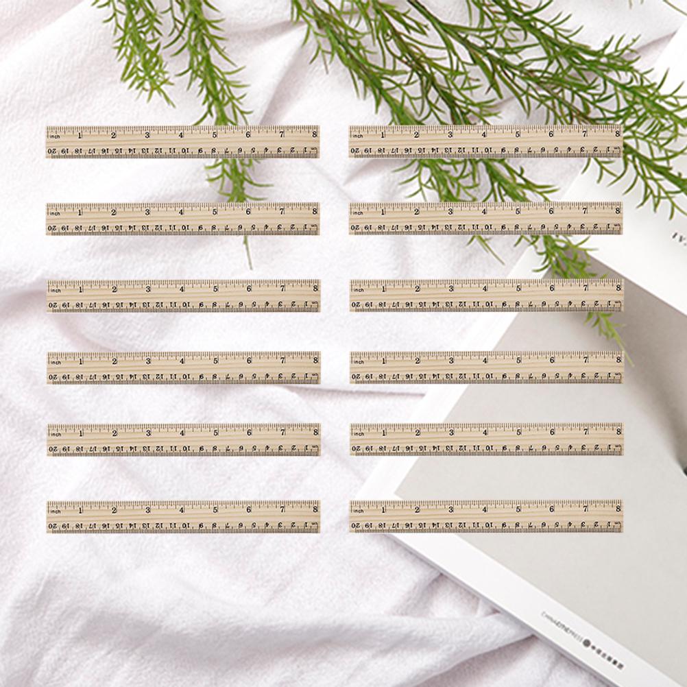 Buy 30Pcs Straight Ruler Practical Measuring Tool Training Aid Ruler ...