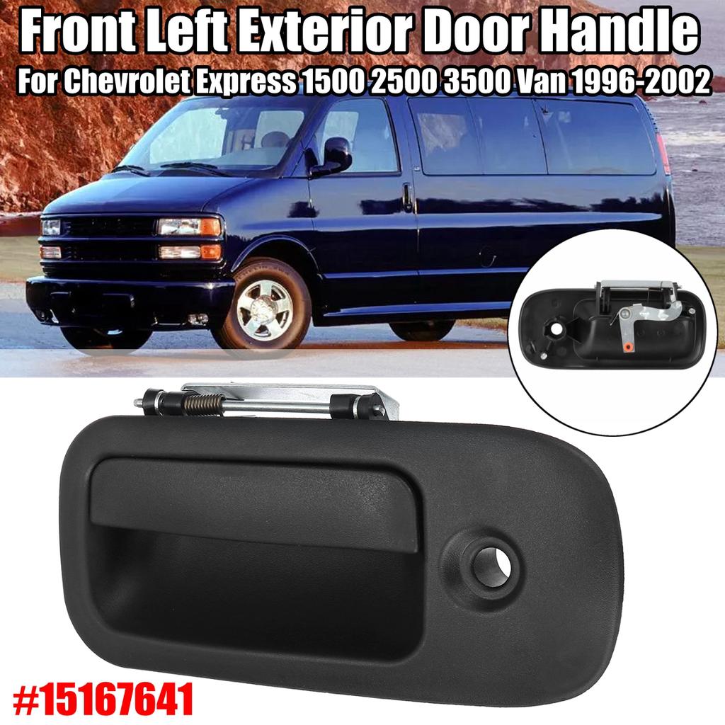 Buy Black Door Handle Cover Trims Front Driver Side Exterior Door ...