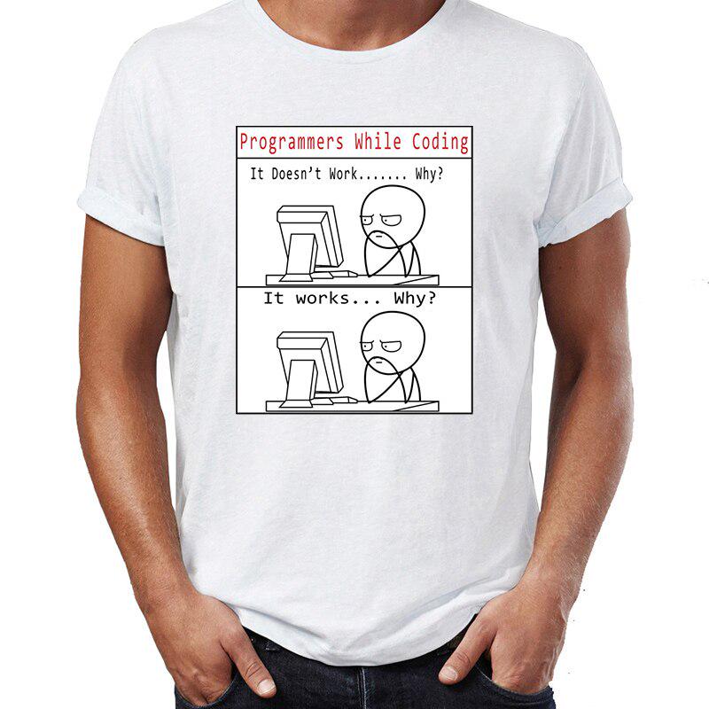 Buy Men 'S Programmer Joke Developer Coder I Don 'T Know Why It Does ...