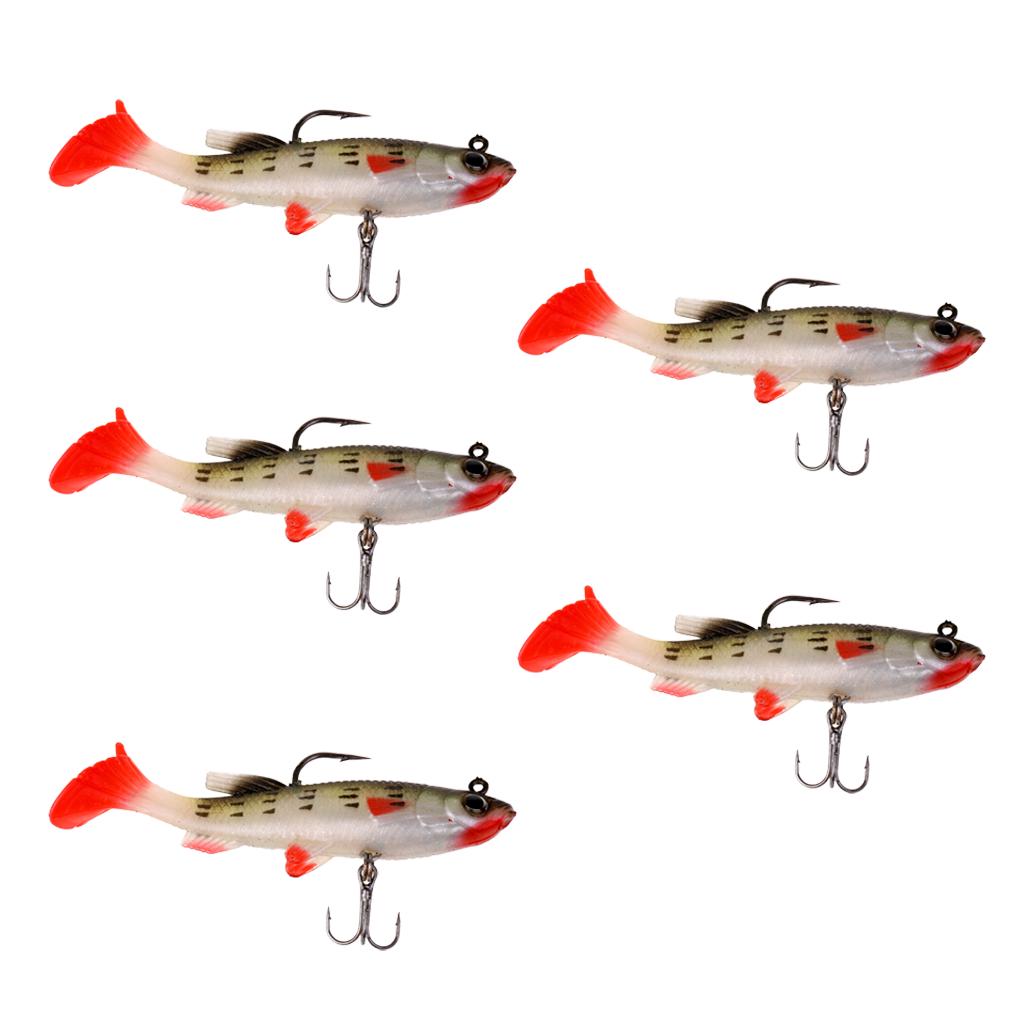 Buy Vivid Minnow Fishing Lures Soft Baits 3D Fish Eye Artificial 1# at ...