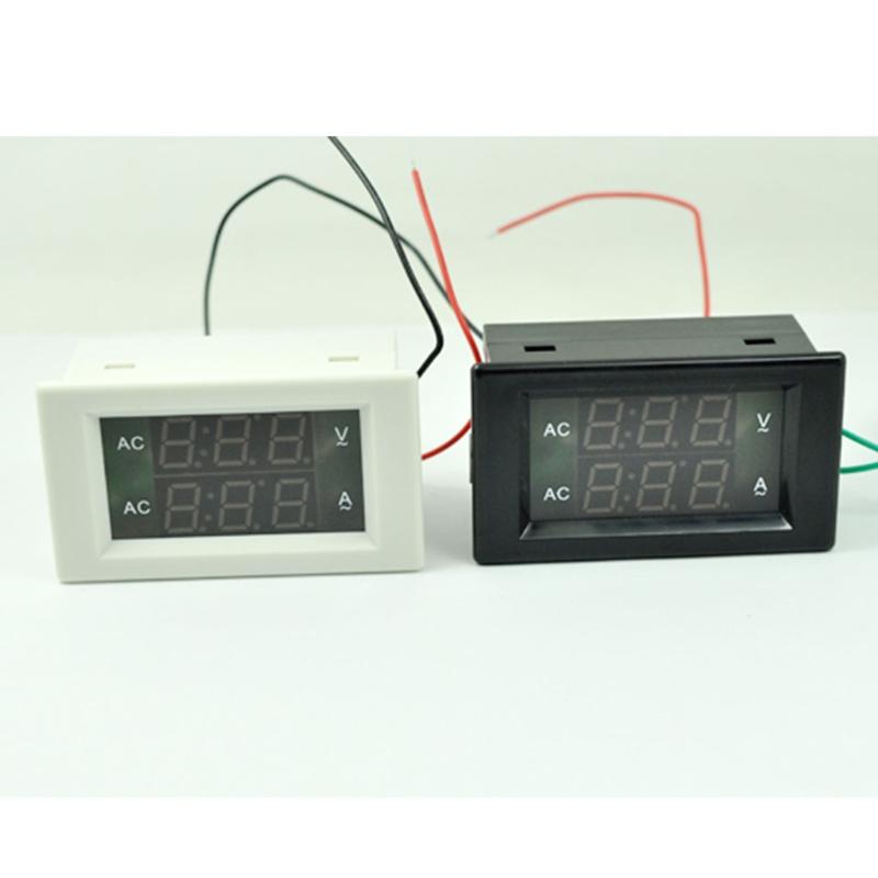 Buy YB4835VA 500V/50A Digital Display AC Voltmeter Ammeter Panel Amp ...