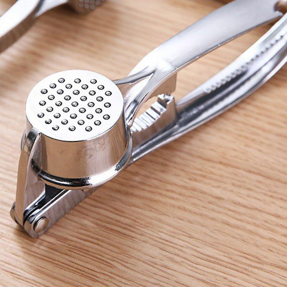 Buy Kitchen Tools Ergonomics Stainless Steel Garlic Press Quick Garlic ...