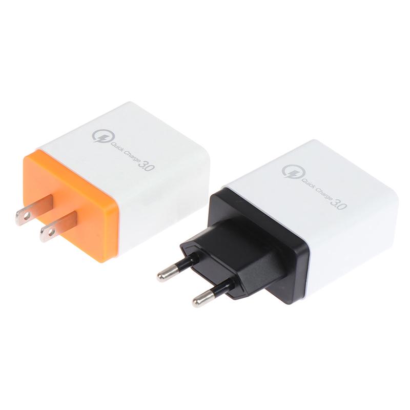 Eu/Us Plug Usb Charger Quick Charge 3.0 For Mobile Phone Adapter Fast ...