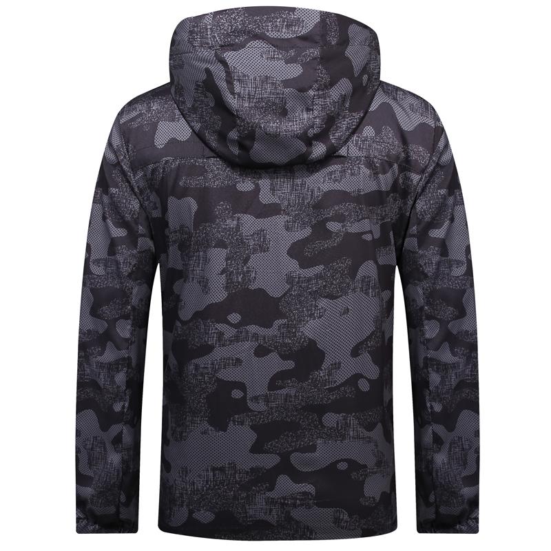 Cumpără Men 'S Jacket Autumn Fashion Solid Color Camouflage Jacket | Joom