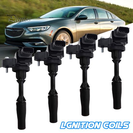 Buy For Buick 4Pcs/Set OE: 12654078 Ignition Coil Solid High Strength ...
