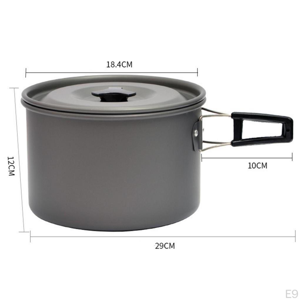 Cheap Camping Portable Pot Outdoor Nonstick Aluminum Stockpot w ...