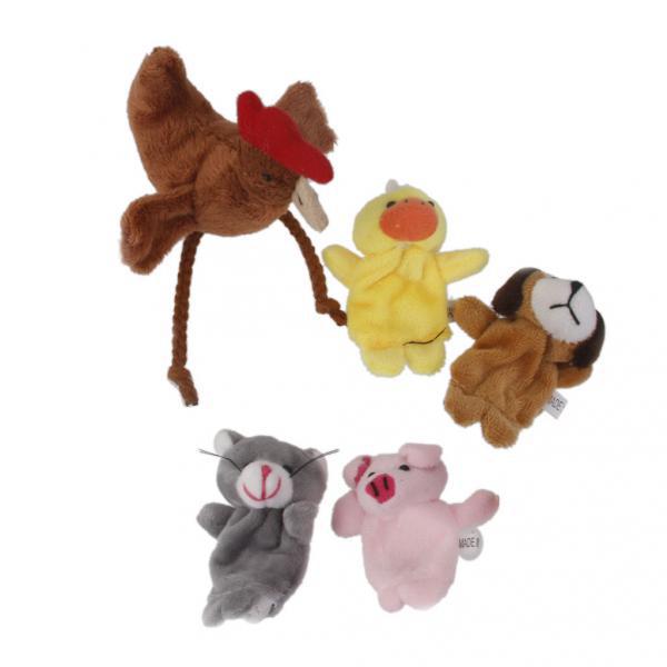 Set of 5pcs Finger Puppets the Little Red Hen uygun fiyatlı satın alın ...