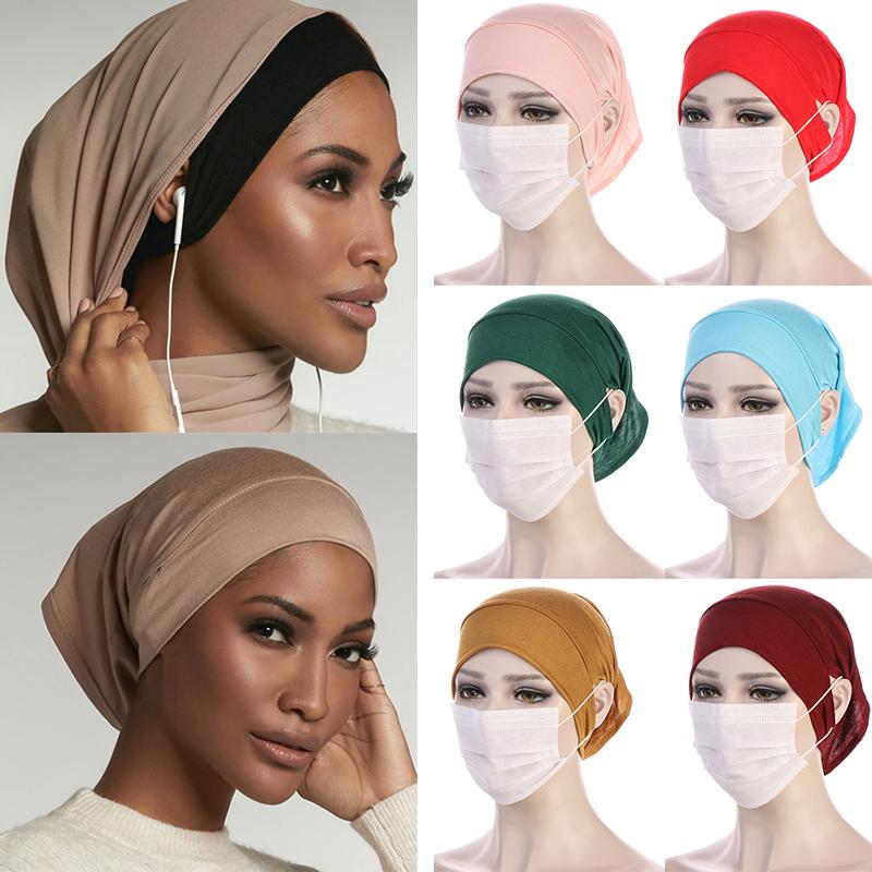 Buy Popular Forehead Hat Pullover Hat Ethnic Hat Bottoming Hat Turban ...