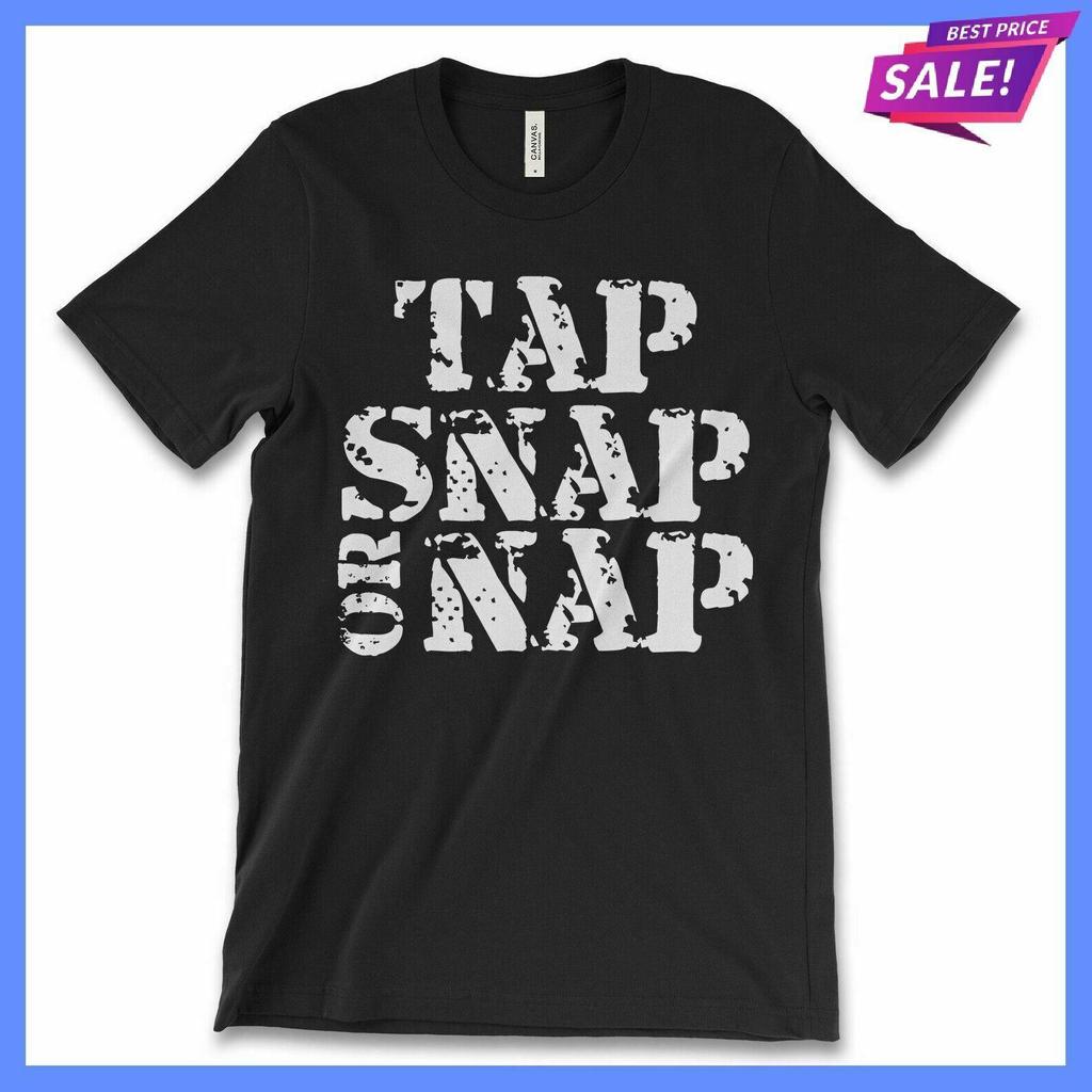 Buy Tap Snap Or Nap Mens Shirt Fitness Bodybuilding Funny Short Sleeve ...