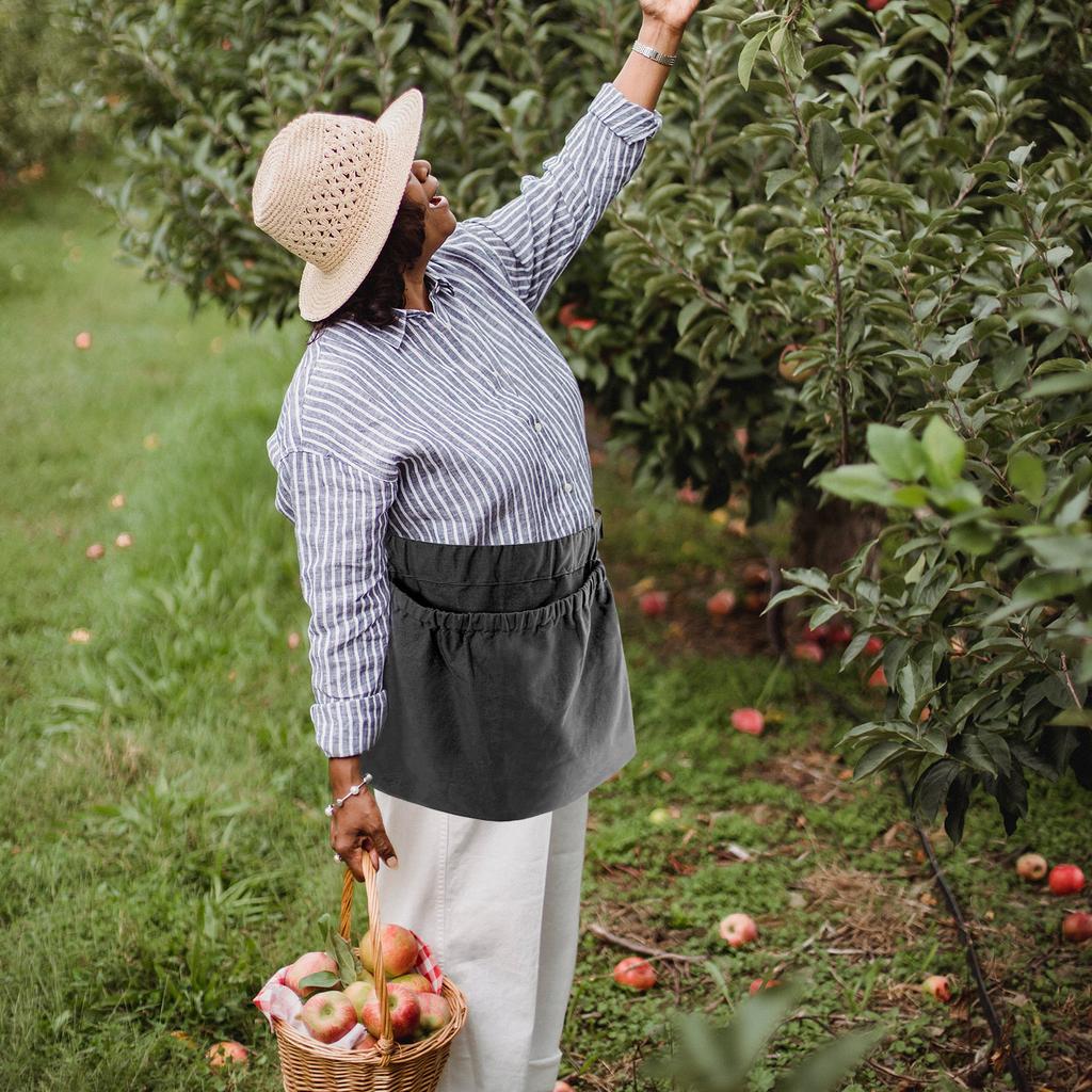 Buy Outdoor Gardening Picking Bag, Washable Canvas Bag, Fruit And ...