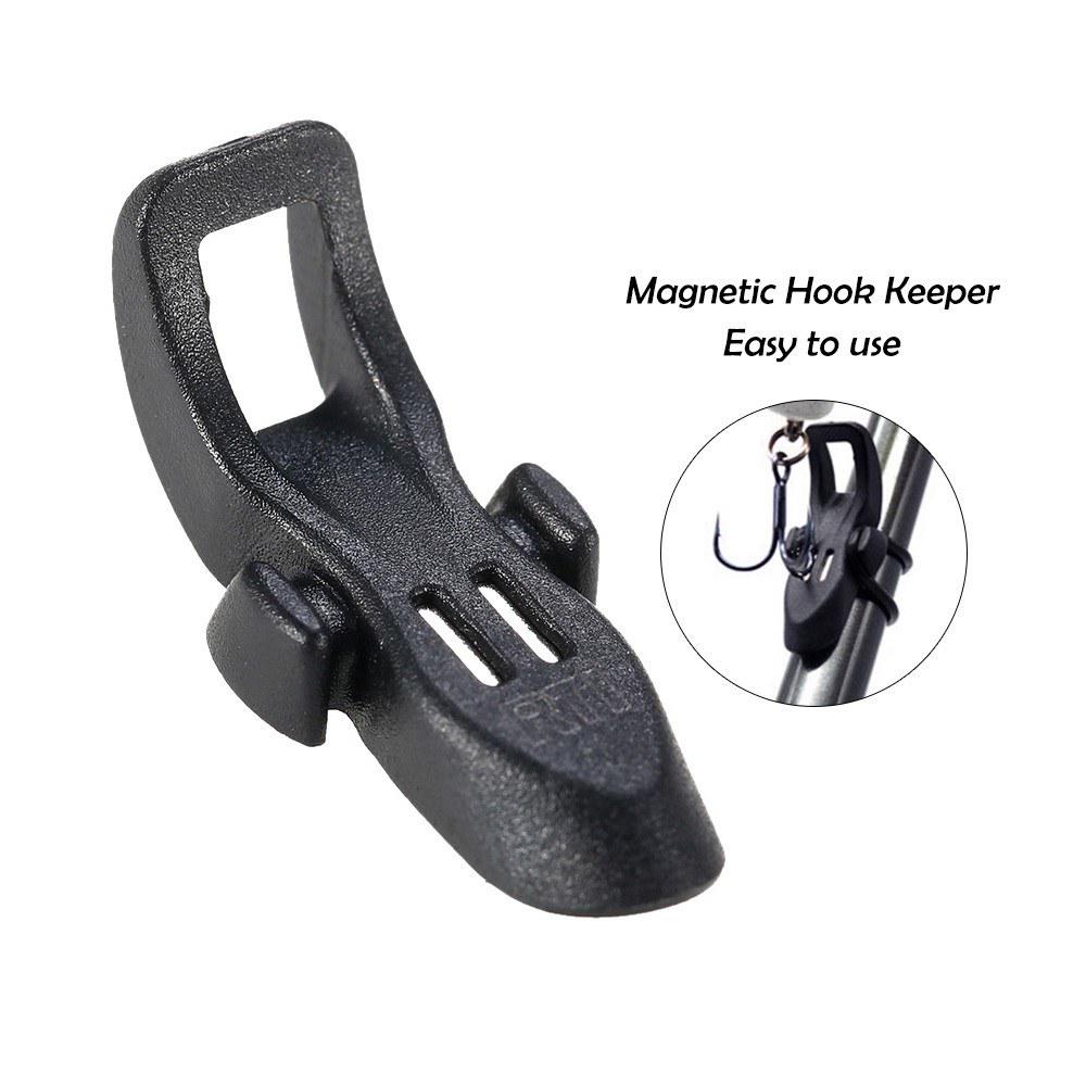 Buy Magnetic Hook Keeper Fishing Rod Clip Hanging Hooks Holder with 2 O ...