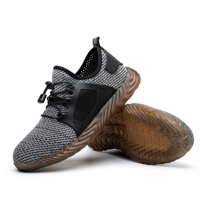 New Breathable Safety Shoes, Steel Toe Cap, Leisure Protective Shoes ...