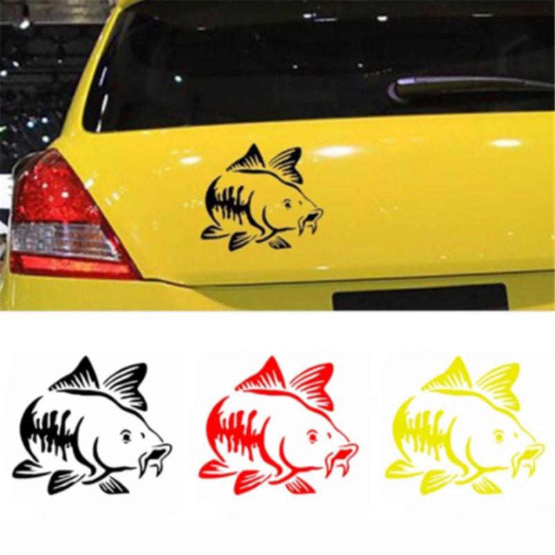 Buy Carp Fishing Car Vinyl Decal Art Sticker Kayak Fishing Car Truck ...
