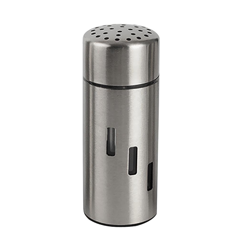 Buy Stainless Steel Pepper Shaker Spice Container Cruet Condiment Large ...