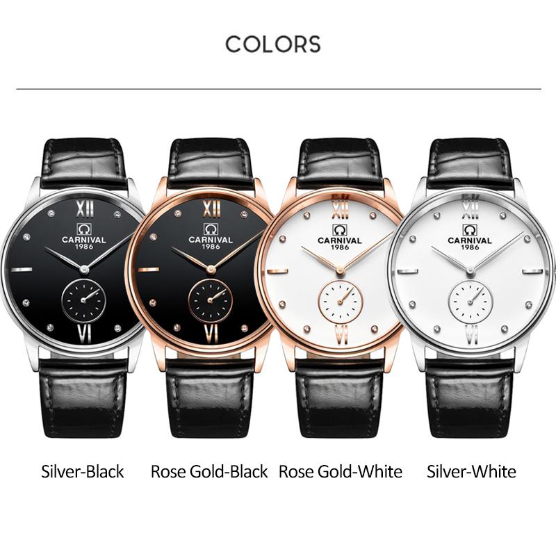 Buy Small Second Dial Watch Men Watches Luxury Quartz Watch Leather ...
