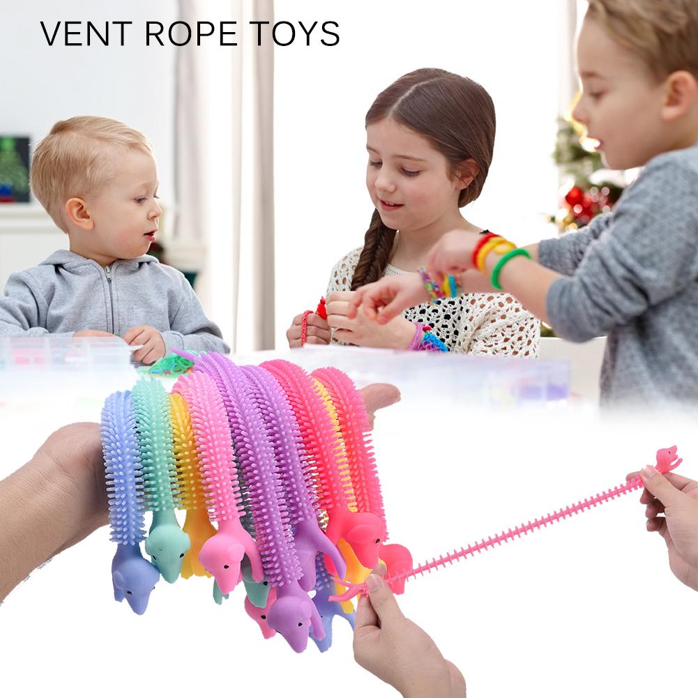 Buy 4pcs Noodle Stretch String TPR Rope Autism Vent Fidget ...