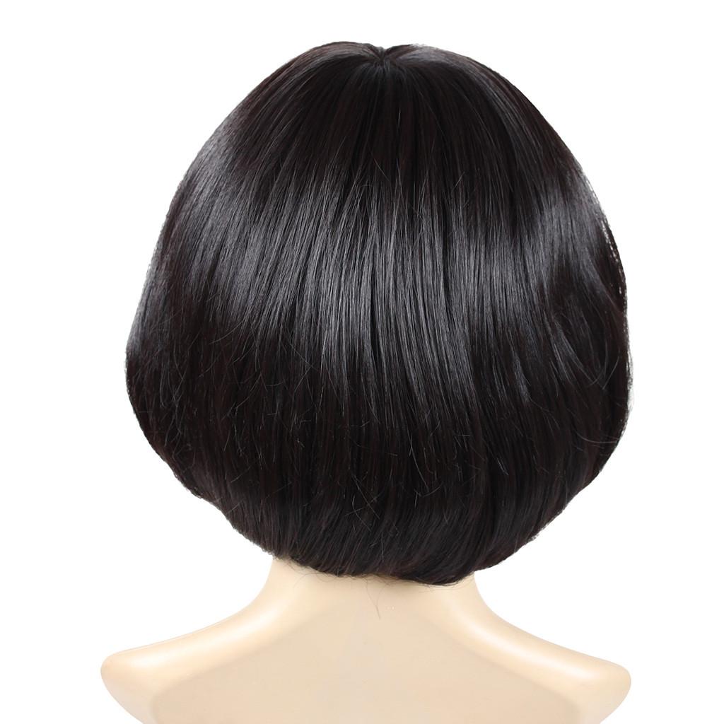 Buy Wonde Fashion Synthetic Mushroom Head Bobo Hair Wig Natural Wigs at ...